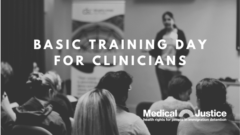 Basic Training Day For Clinicians - November 2025 - Medical Justice